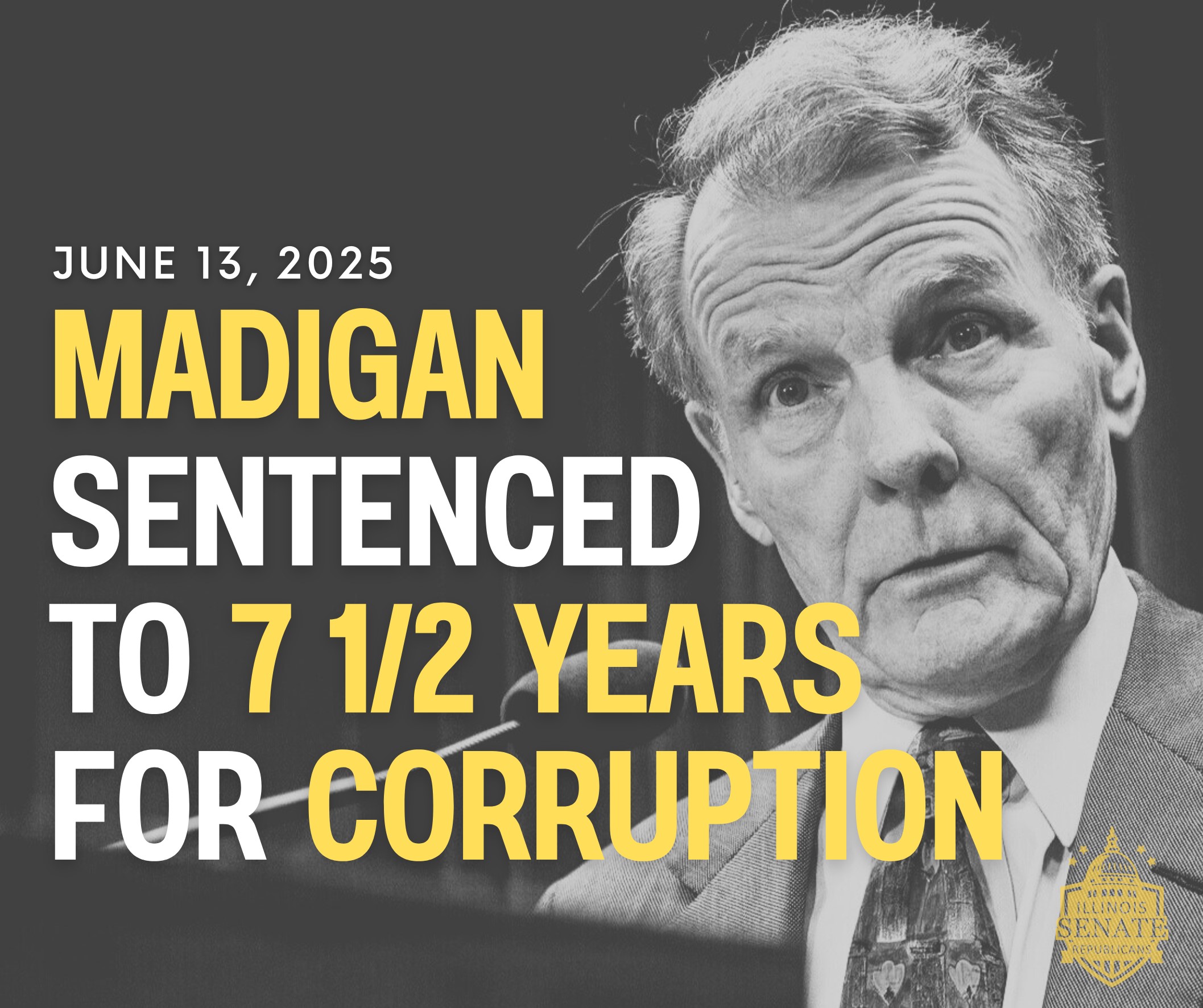 Senator Andrew Chesney Responds to Mike Madigan Sentencing - Andrew Chesney