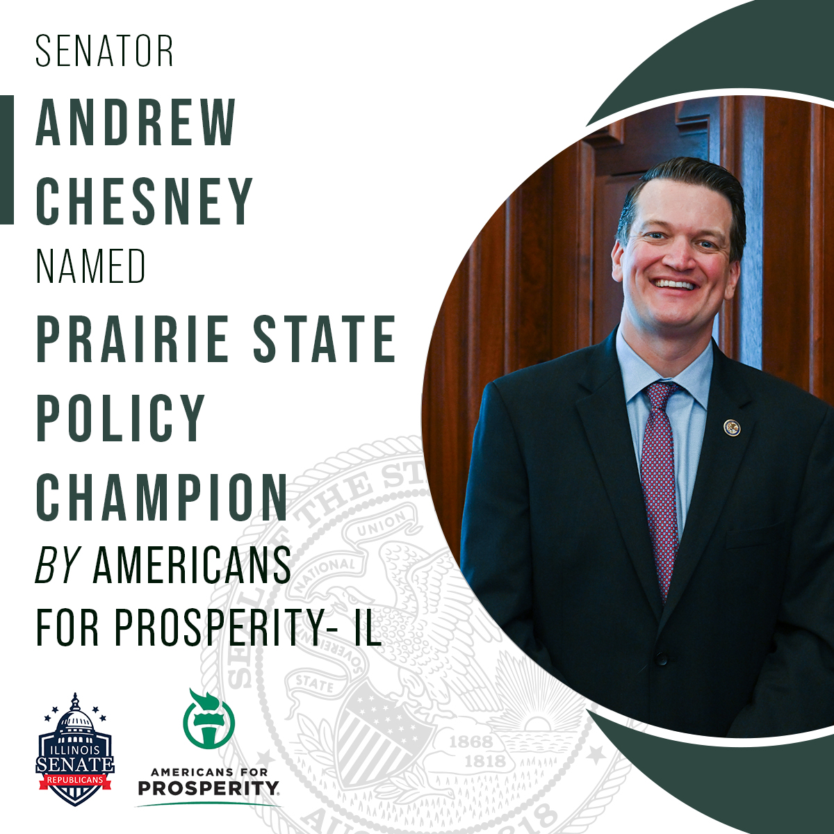 State Senator Andrew Chesney Named Prairie State Policy Champion by AFP ...